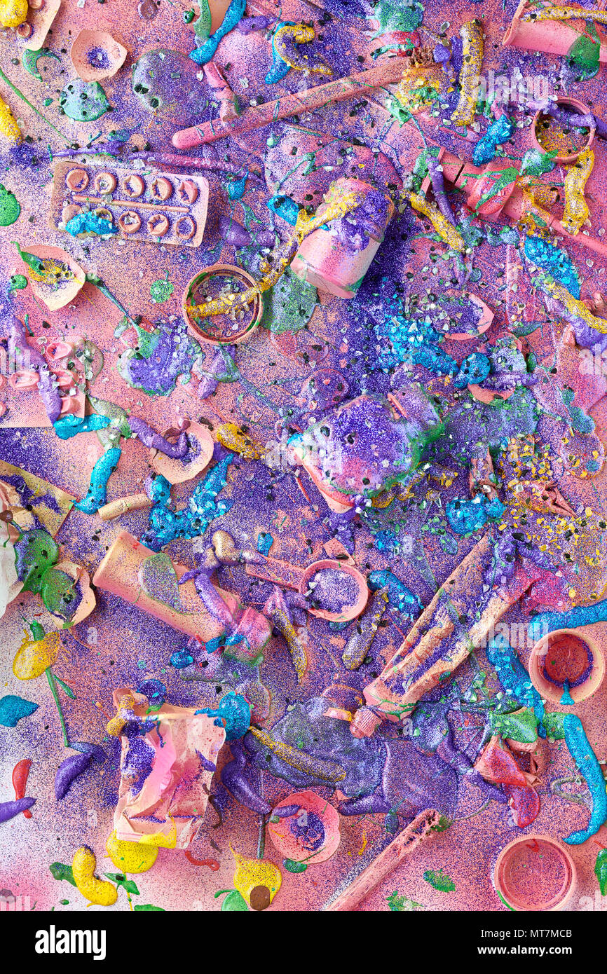 Glittering Pile of Garbage Stock Photo - Alamy