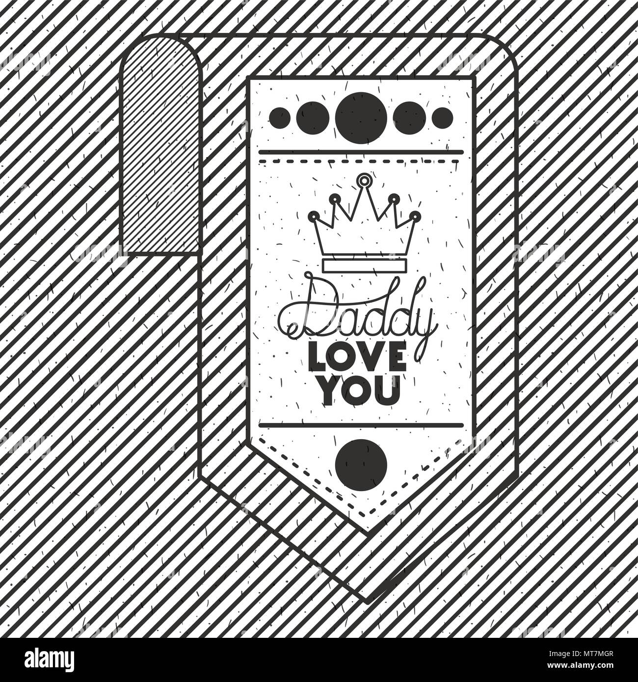 happy fathers day card with king crown Stock Vector Image & Art - Alamy