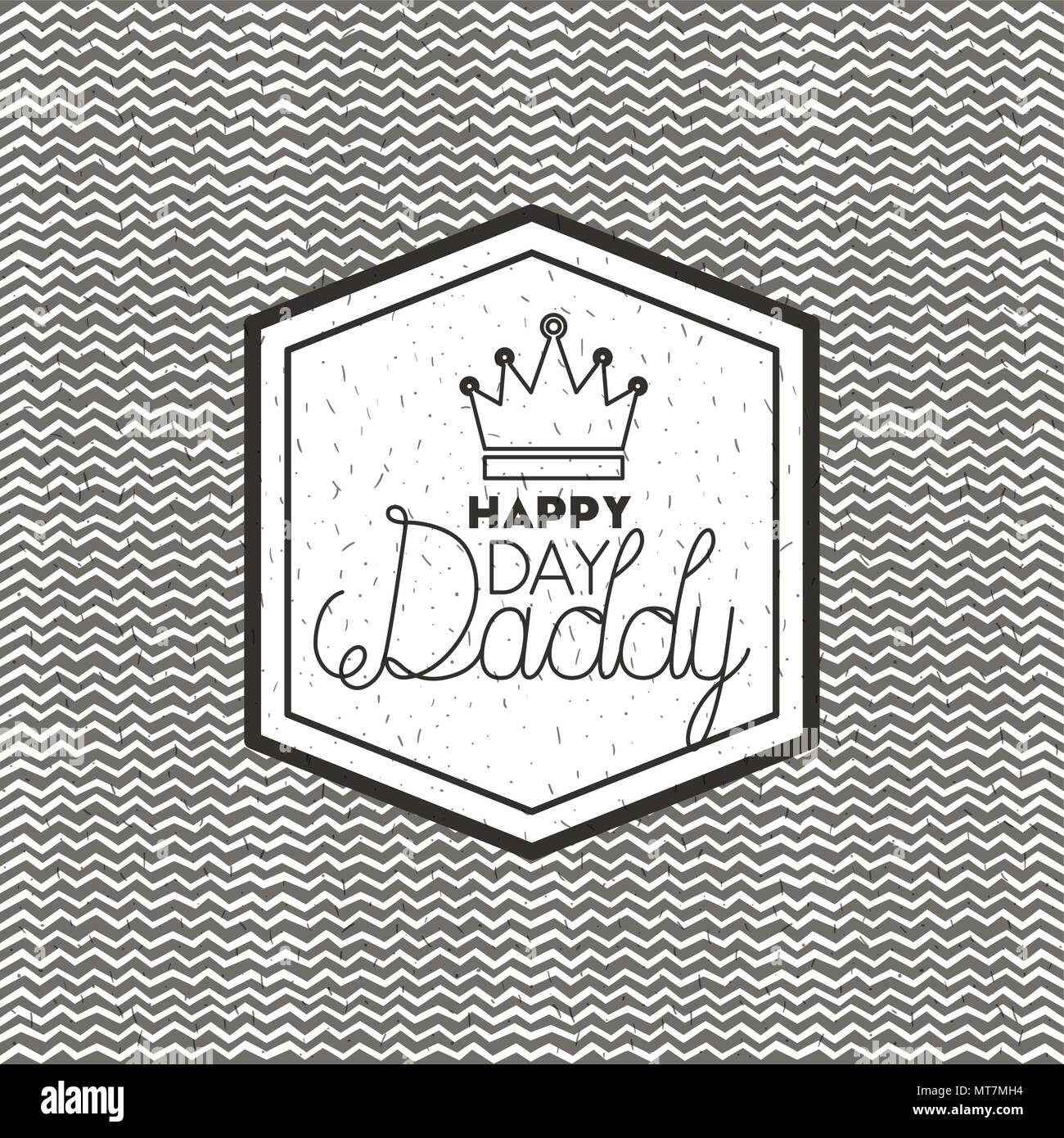 happy fathers day card with king crown Stock Vector Image & Art - Alamy
