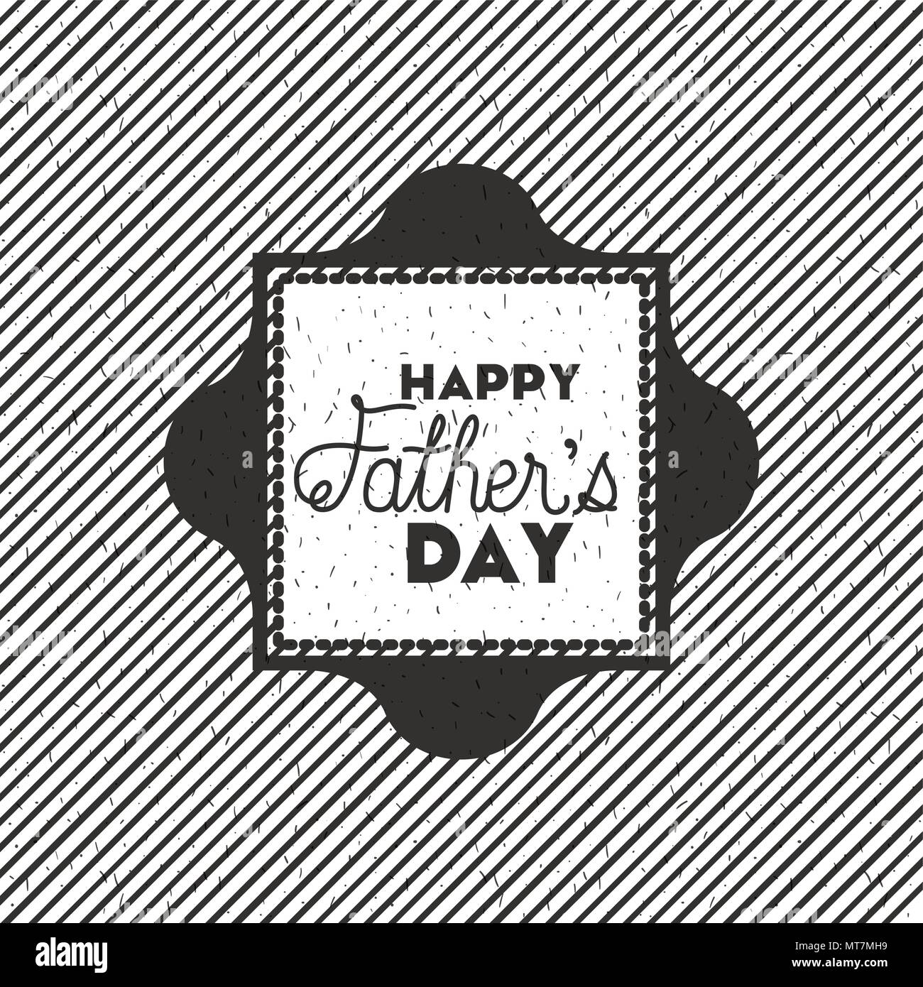 happy fathers day card emblem Stock Vector Image & Art - Alamy