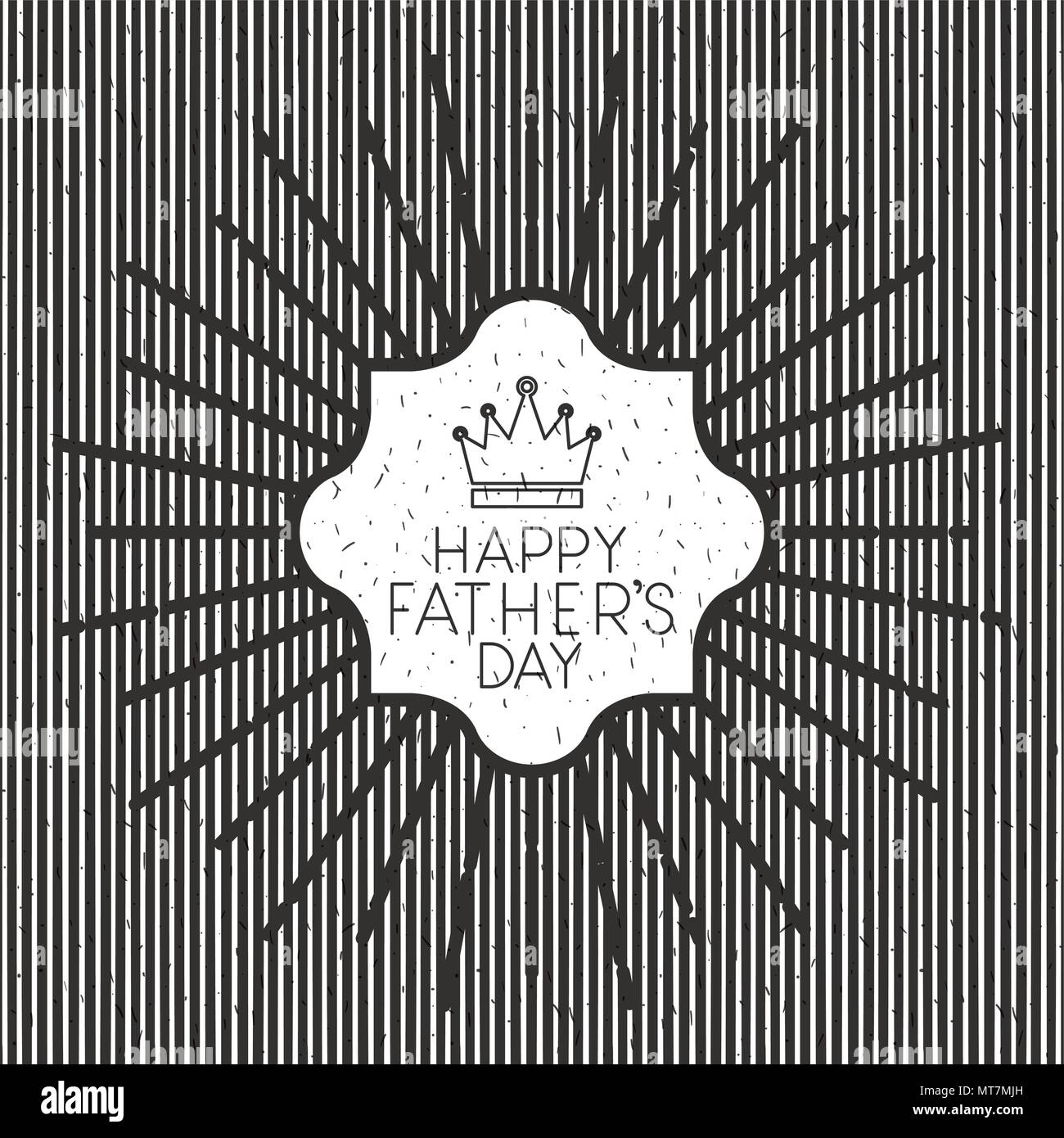 happy fathers day card with king crown Stock Vector Image & Art - Alamy