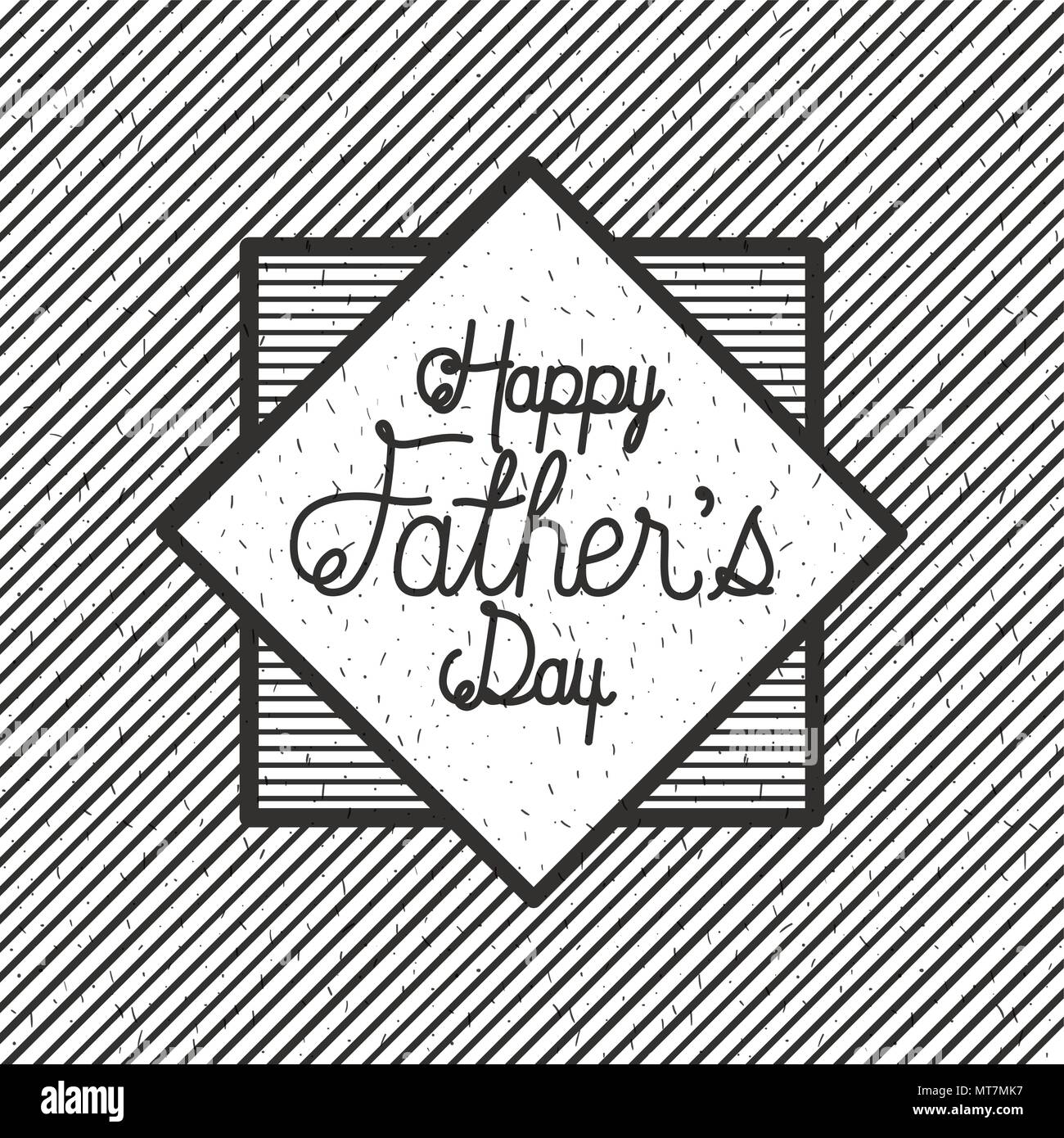 happy fathers day card emblem Stock Vector Image & Art - Alamy