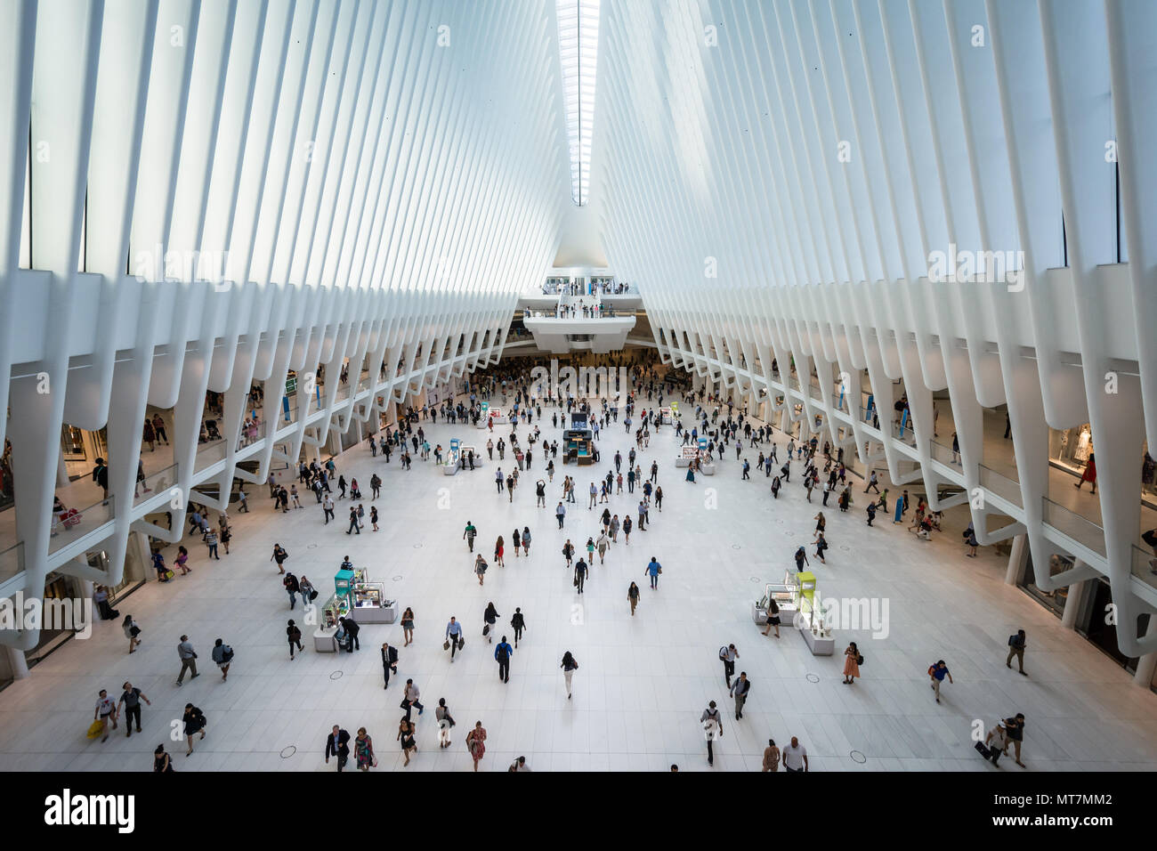The Oculus, at the World Trade Center in Lower Manhattan, New York City ...