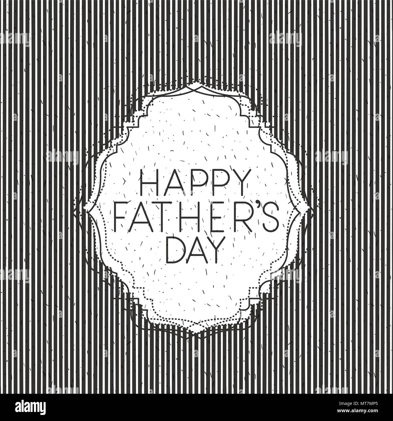 happy fathers day card emblem Stock Vector Image & Art - Alamy