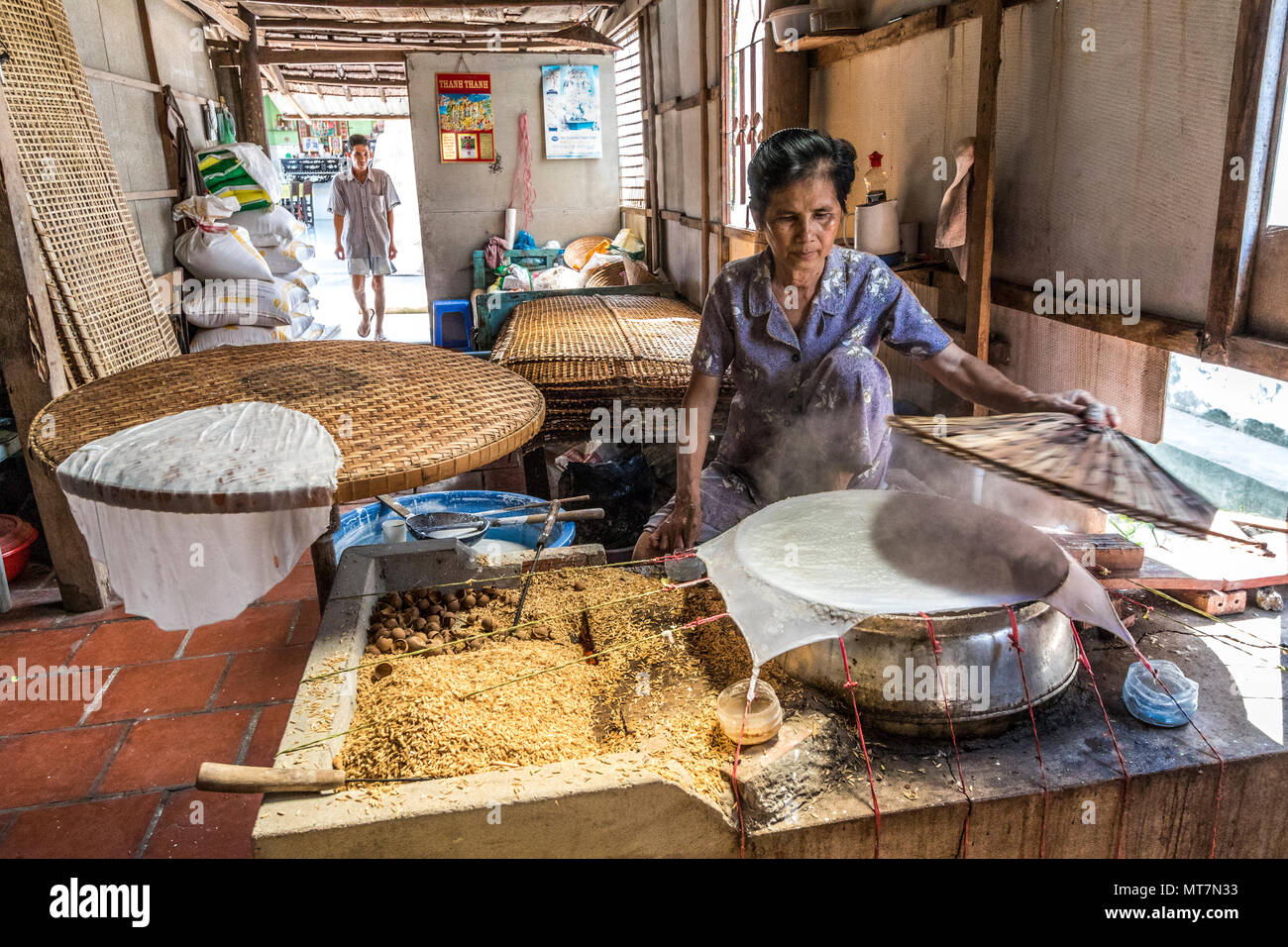 Small chocolate factory in the Mekong Delta Vietnam Stock Photo - Alamy
