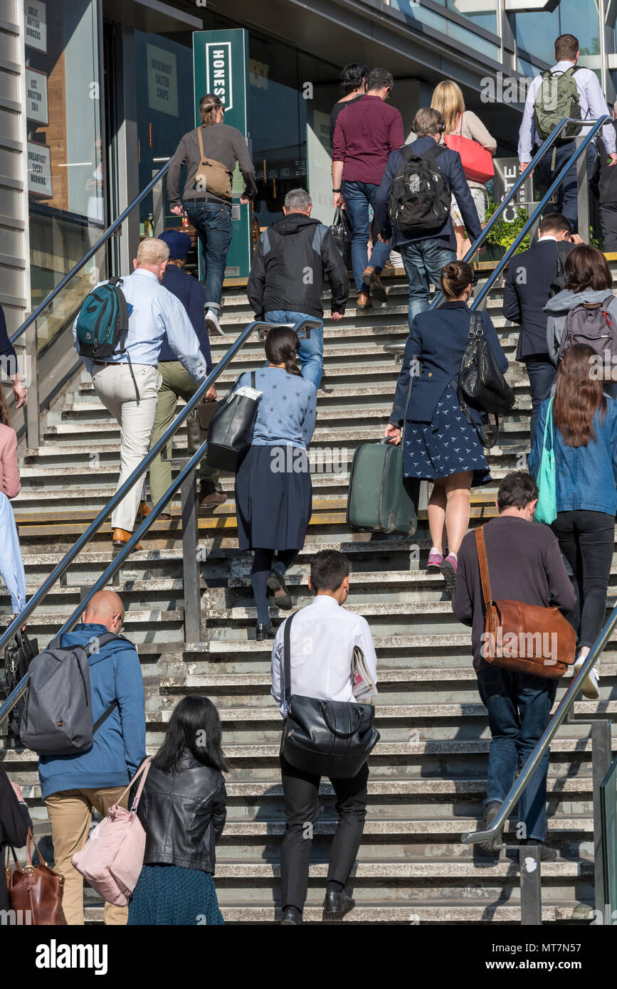 Flight of stairs in london hi-res stock photography and images - Alamy