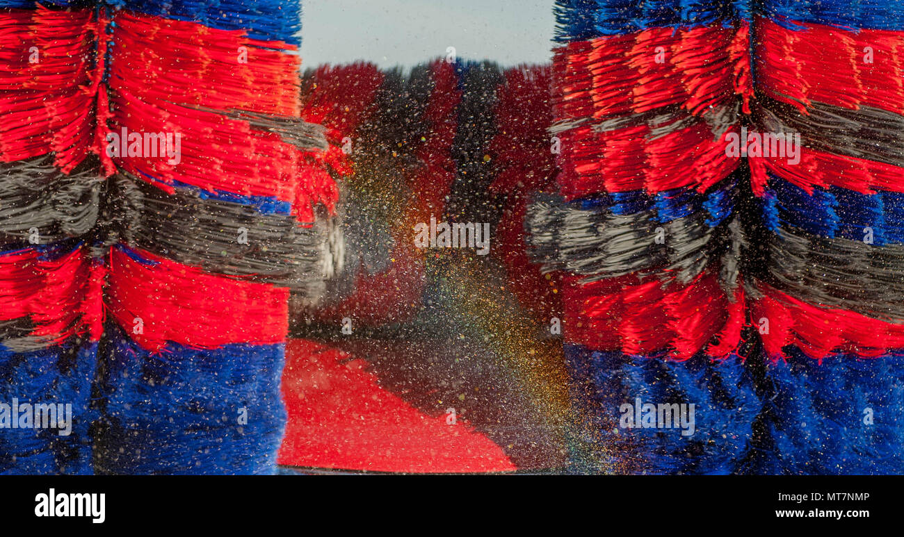 Car wash rollers hi-res stock photography and images - Alamy