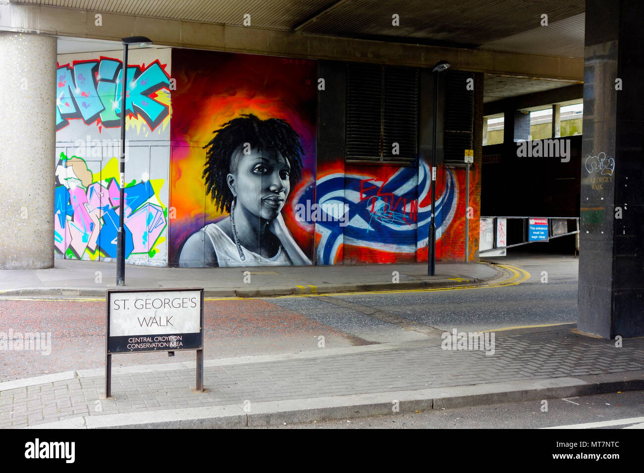 Grafitti in croydon hi-res stock photography and images - Alamy