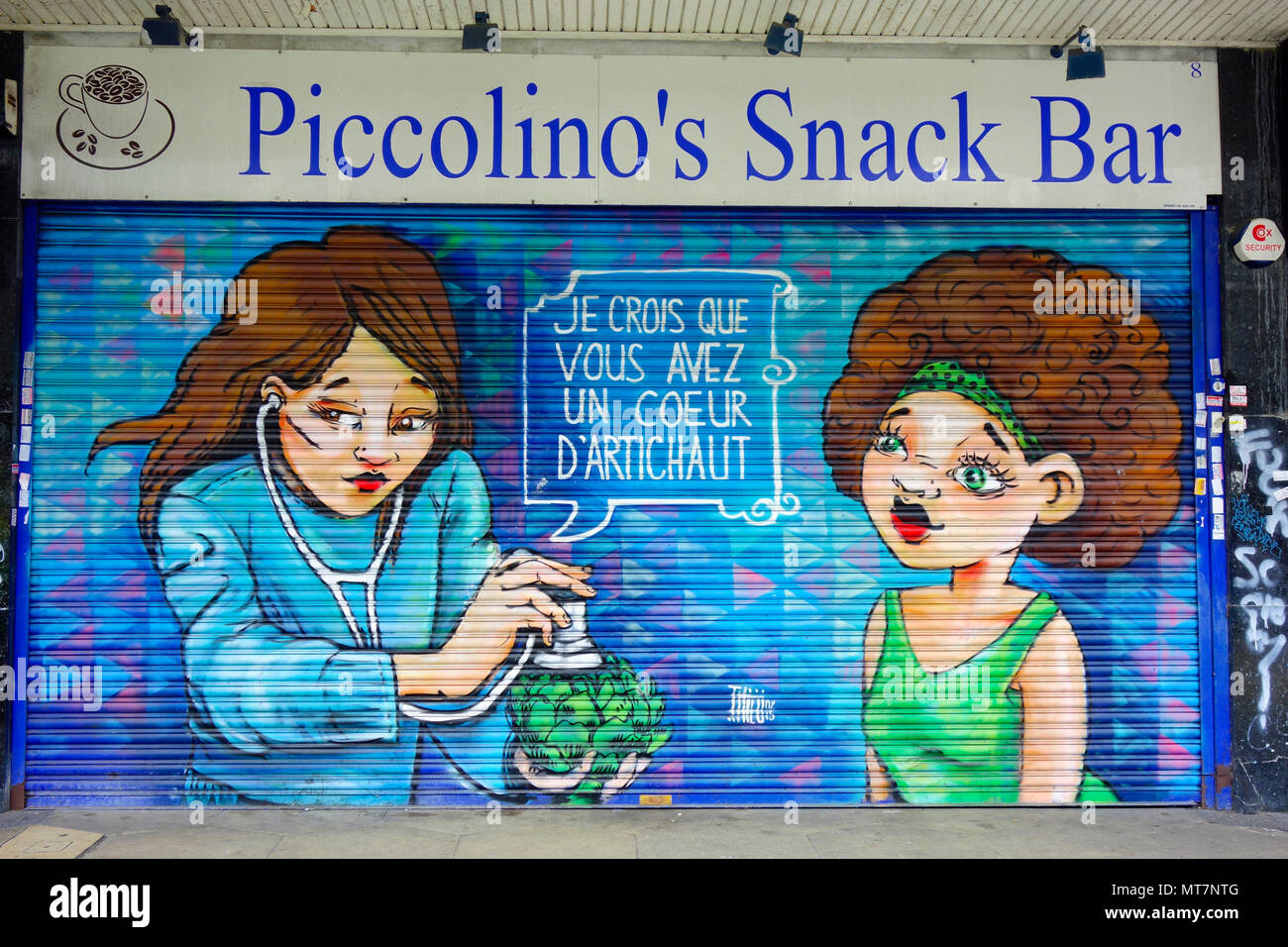 Graffiti in Croydon Arts Quarter - Croydon, London Stock Photo - Alamy