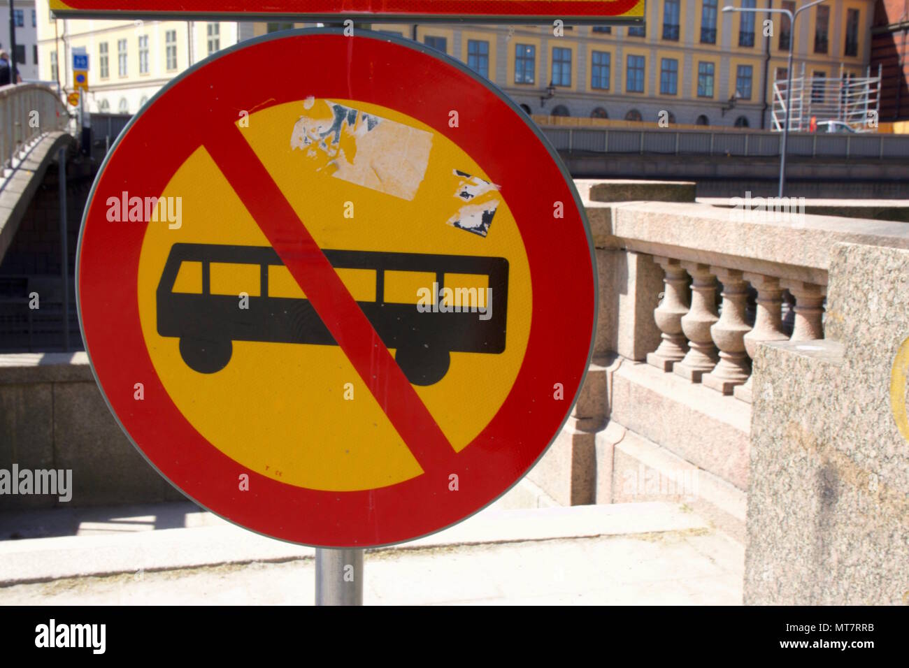 Red pedestrian road sign hi-res stock photography and images - Alamy