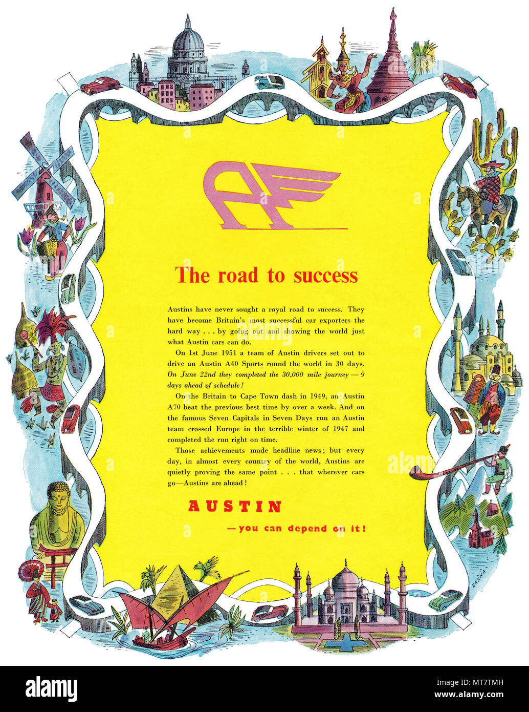 1950s austin hi-res stock photography and images - Alamy