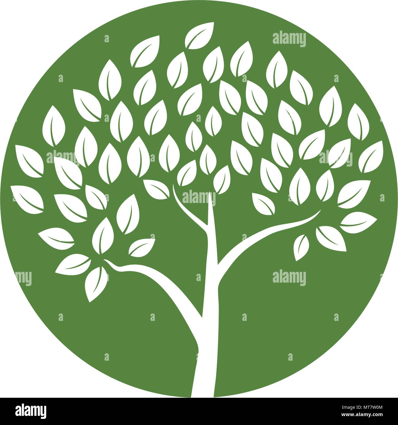 Logos of green Tree leaf ecology nature element vector Stock Vector ...
