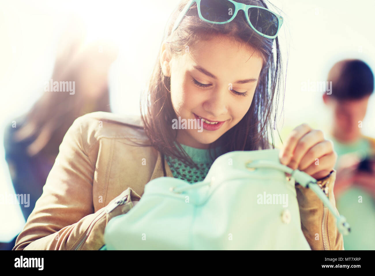 Student searching bag hi-res stock photography and images - Alamy