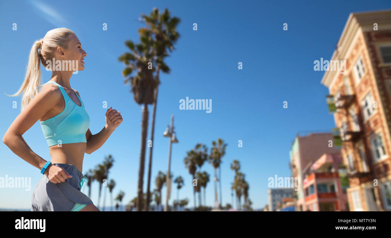 Fitness wearable smartwatch running hi-res stock photography and images ...