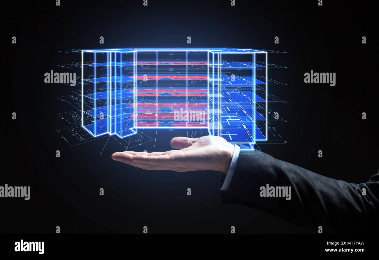 Plan hologram concept virtual reality hi-res stock photography and ...
