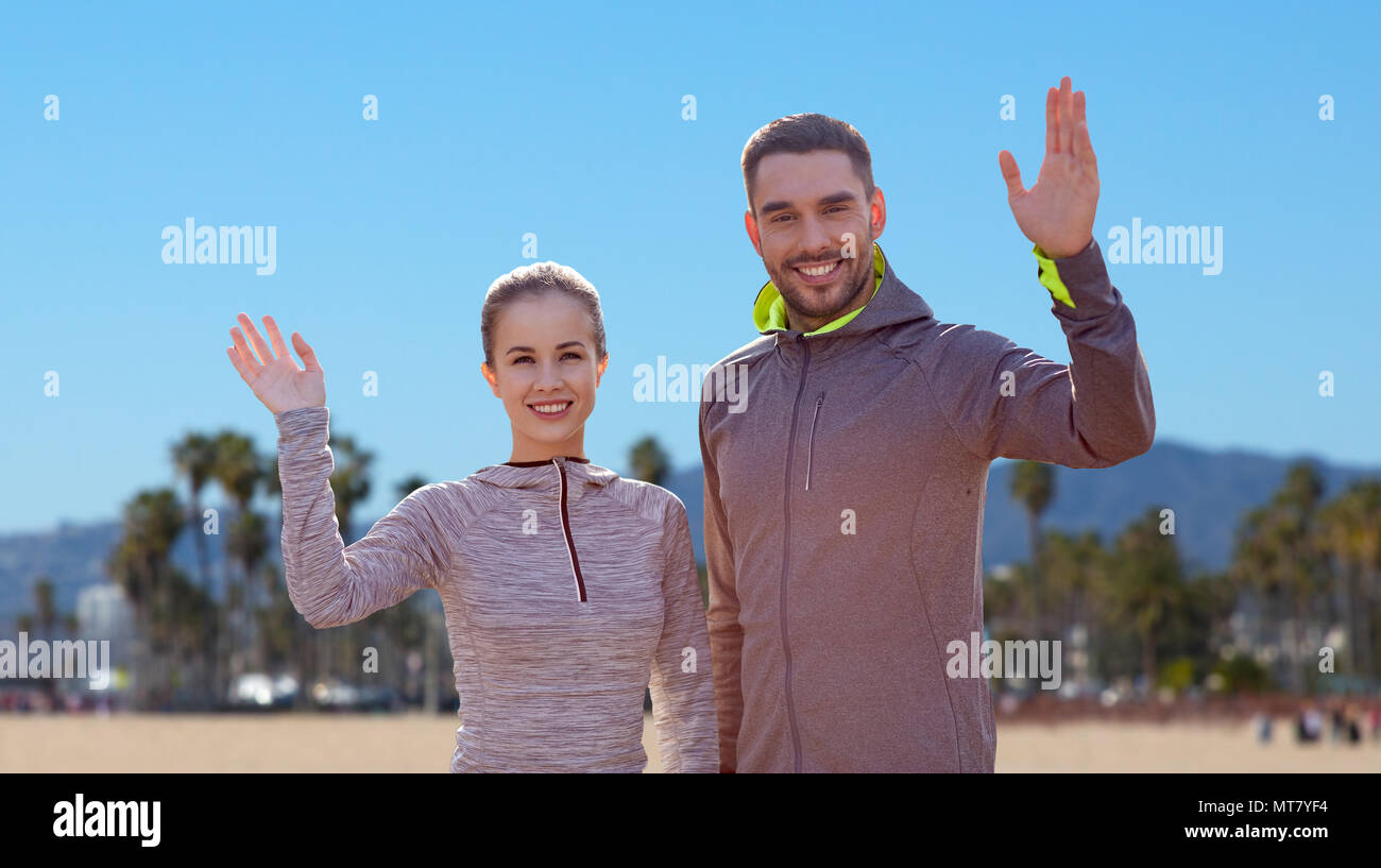 Waving sport hi-res stock photography and images - Alamy