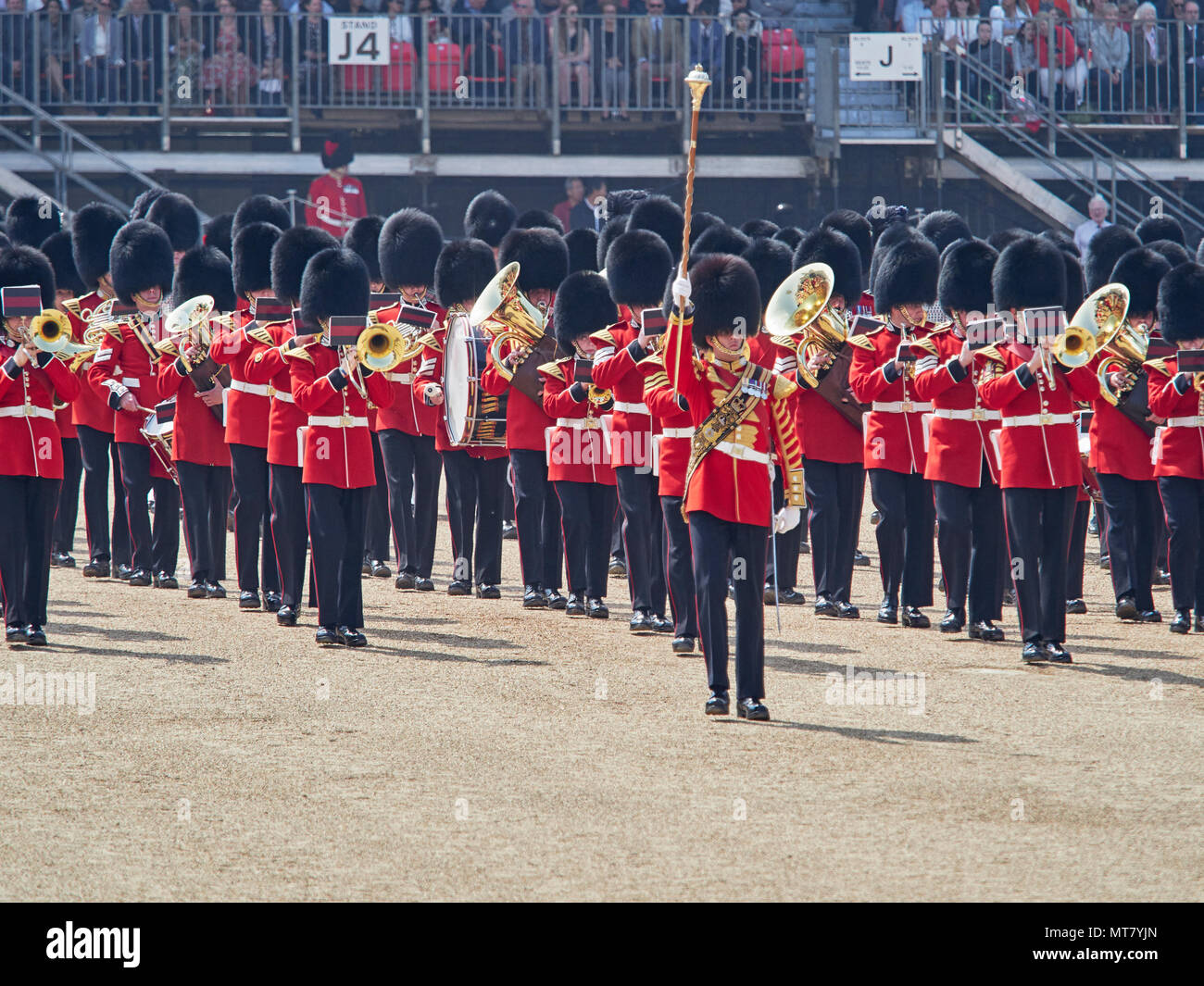 London the Major Generals Review in Horse Guards Parade a practice for ...