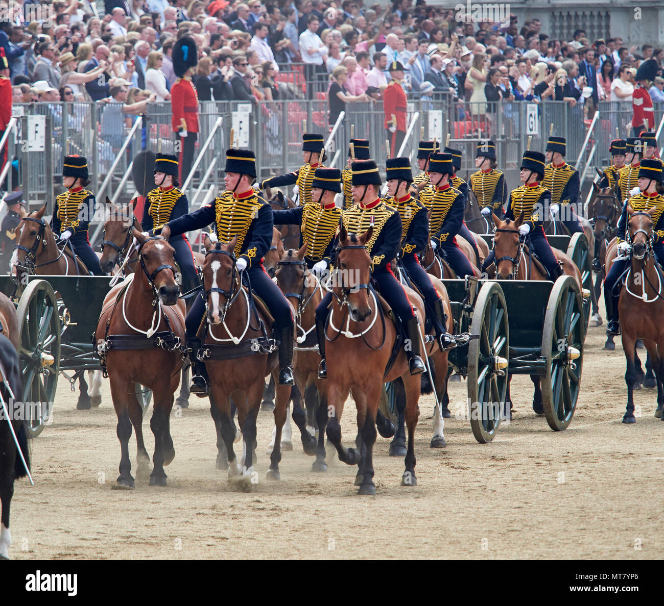 London the Major Generals Review in Horse Guards Parade a practice for ...