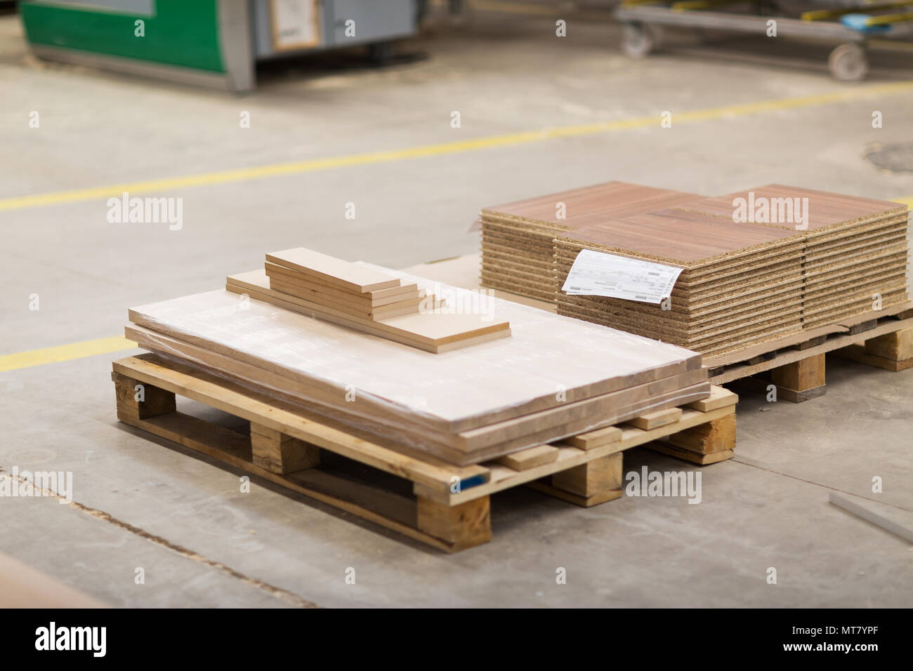 wooden boards and chipboards storing at factory Stock Photo - Alamy