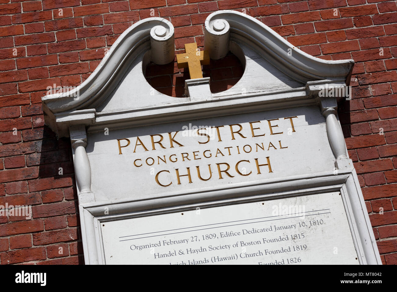 Park Street Church, ,Boston Massachusetts Stock Photo - Alamy