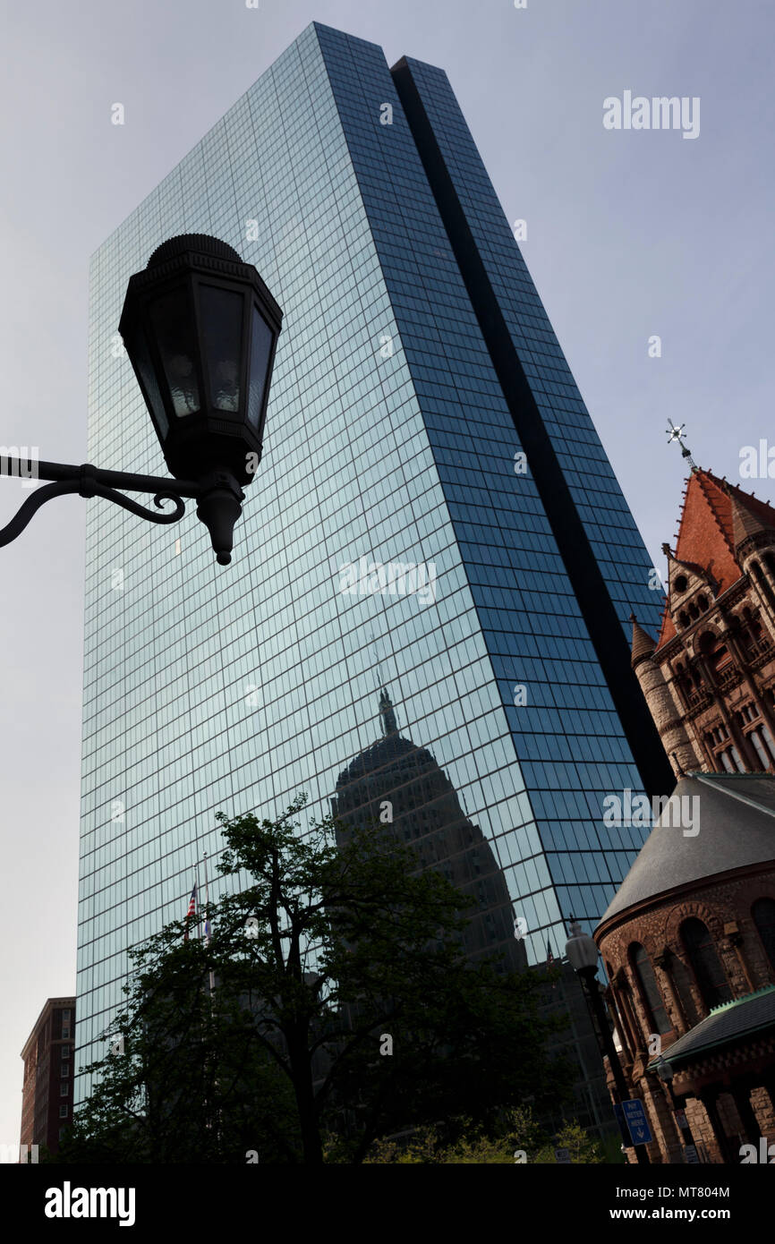 High rise glass office building Copley Square, Boston Massachusetts ...