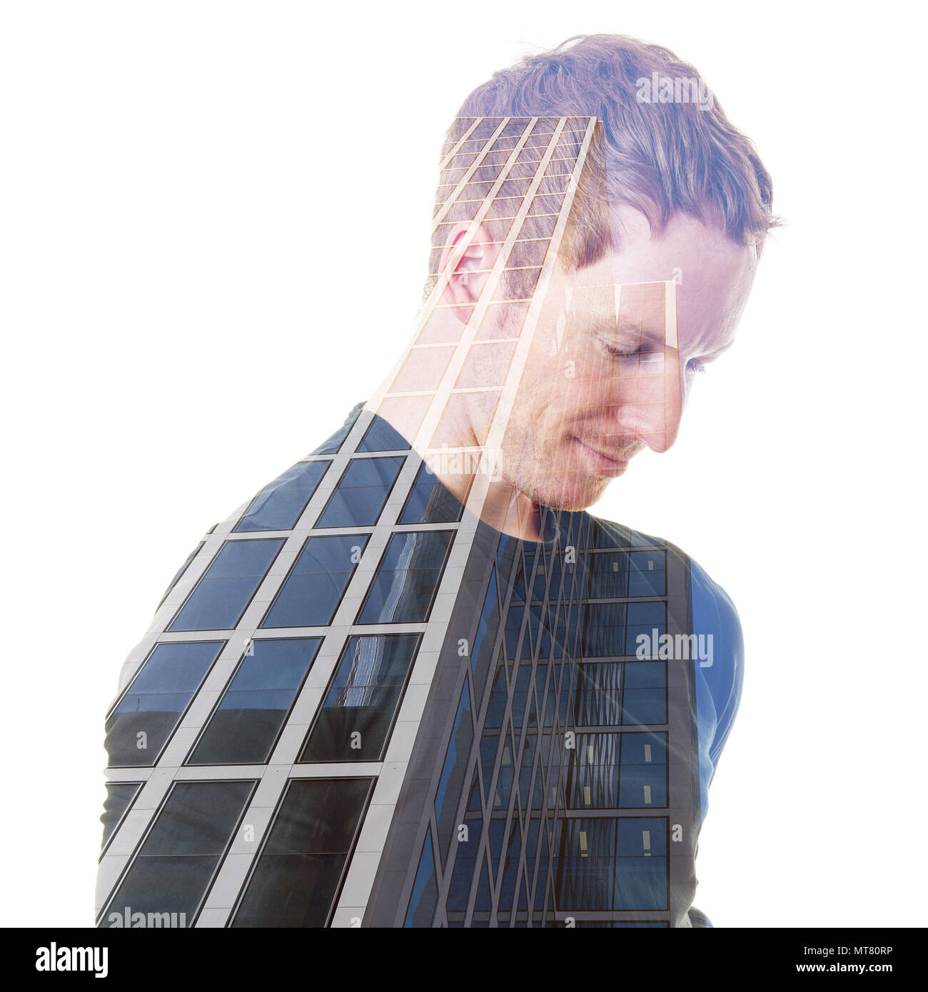 Architecture with double exposure hi-res stock photography and images ...