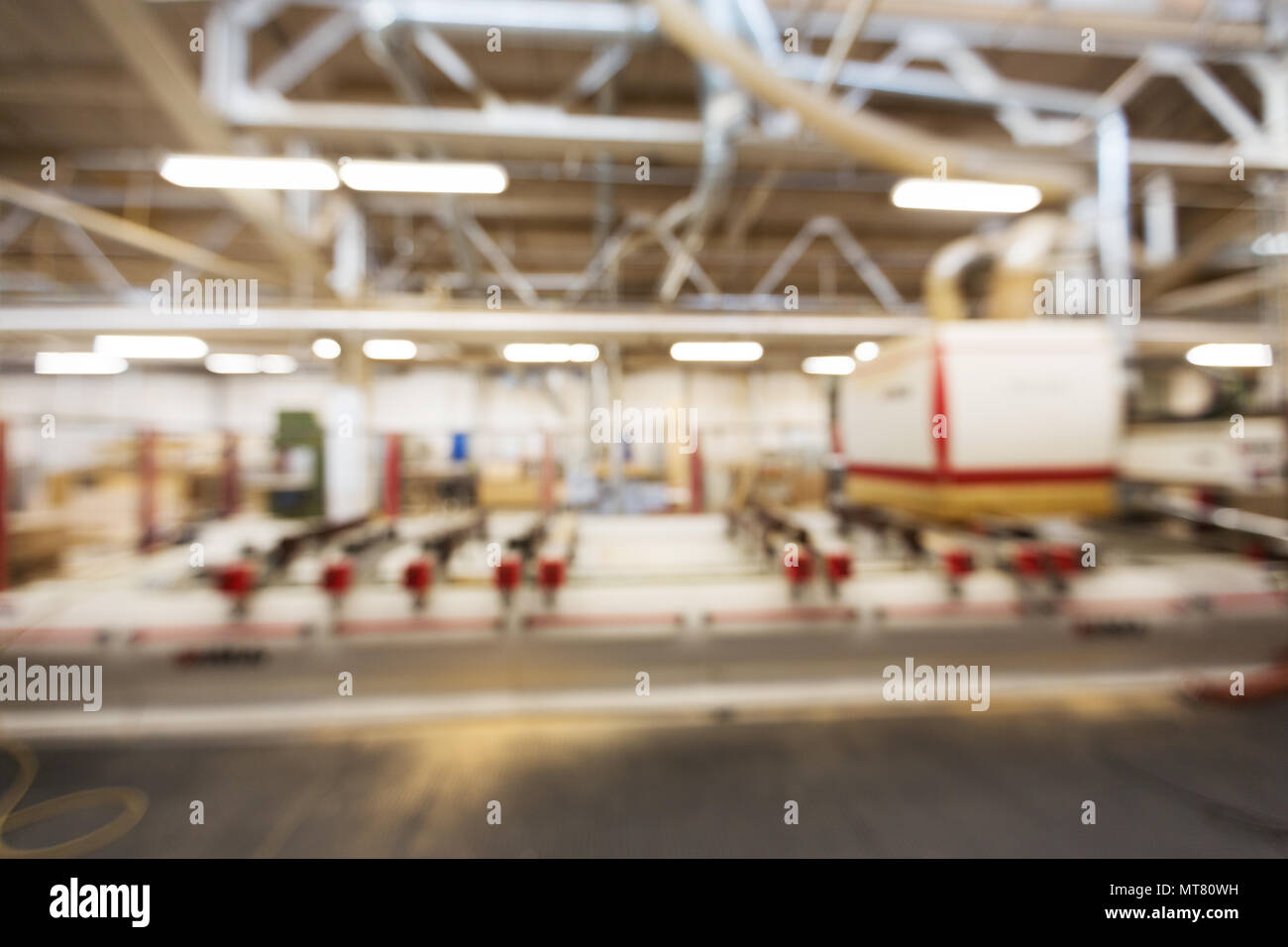 blurred factory workshop background Stock Photo - Alamy