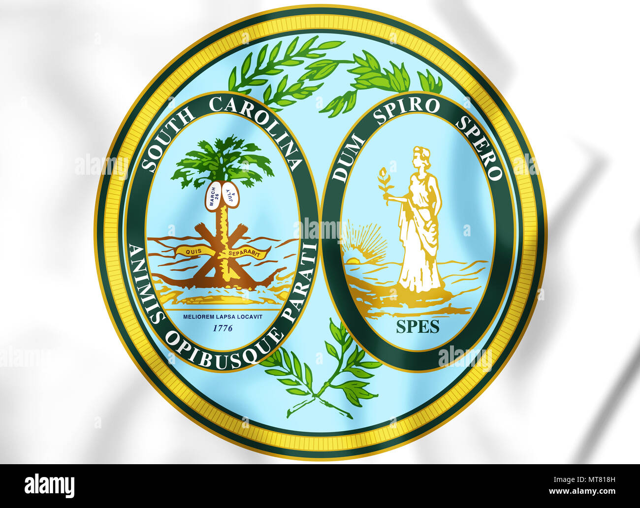 South carolina state seal hi-res stock photography and images - Alamy
