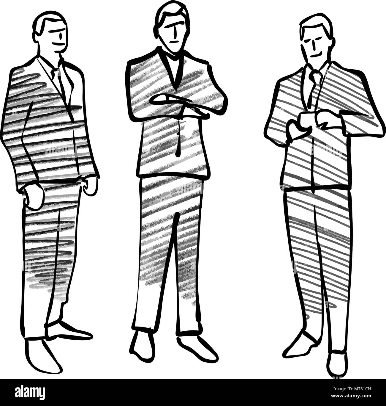 Outline people drawing vector hi-res stock photography and images - Alamy