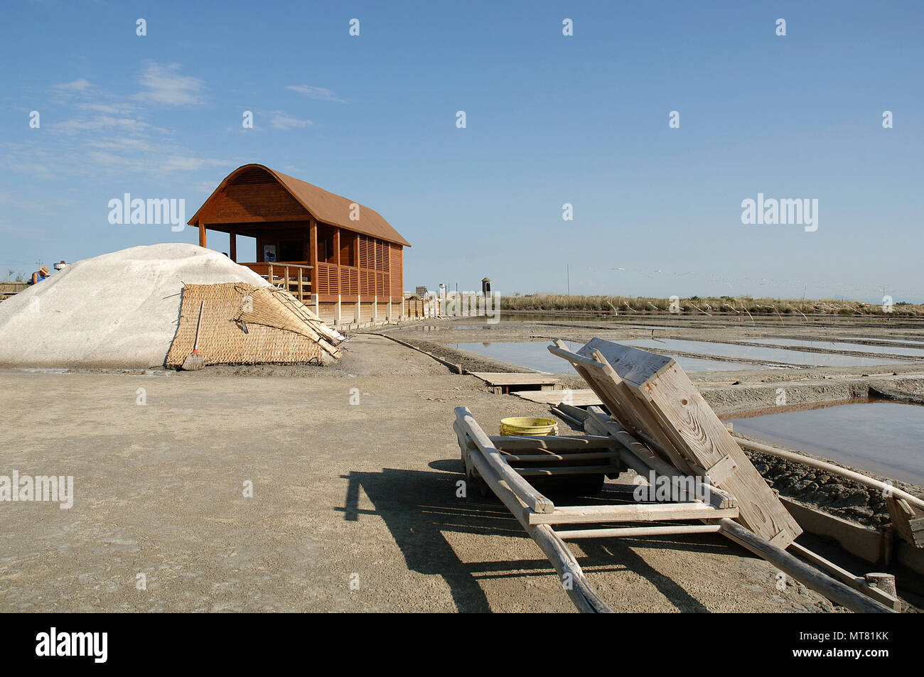 Cervia (Ra),Romagna,Italy,the saline,old saline of etruscan origin ...