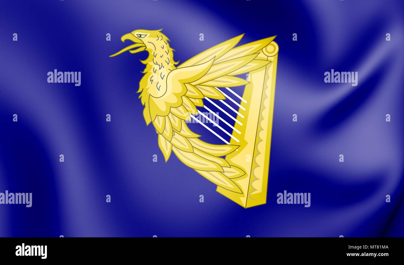 Ireland harp coat of arms hi-res stock photography and images - Alamy
