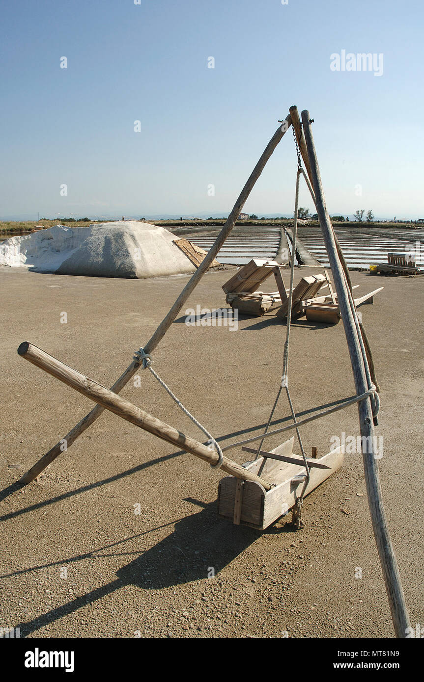 Cervia (Ra),Romagna,Italy,the saline,old saline of etruscan origin ...