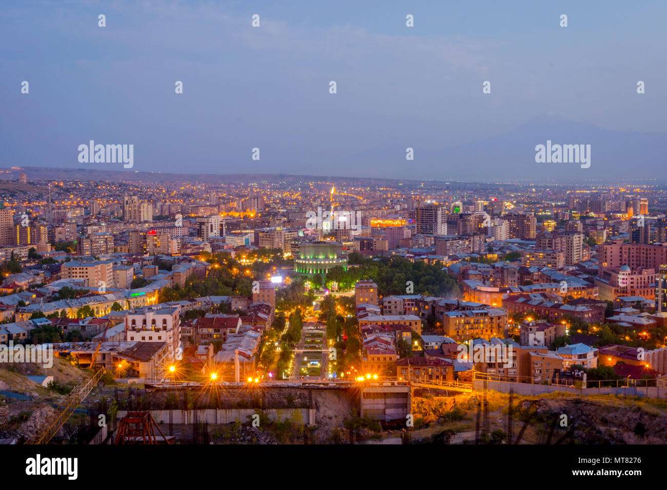 Armenia city night view hi-res stock photography and images - Alamy