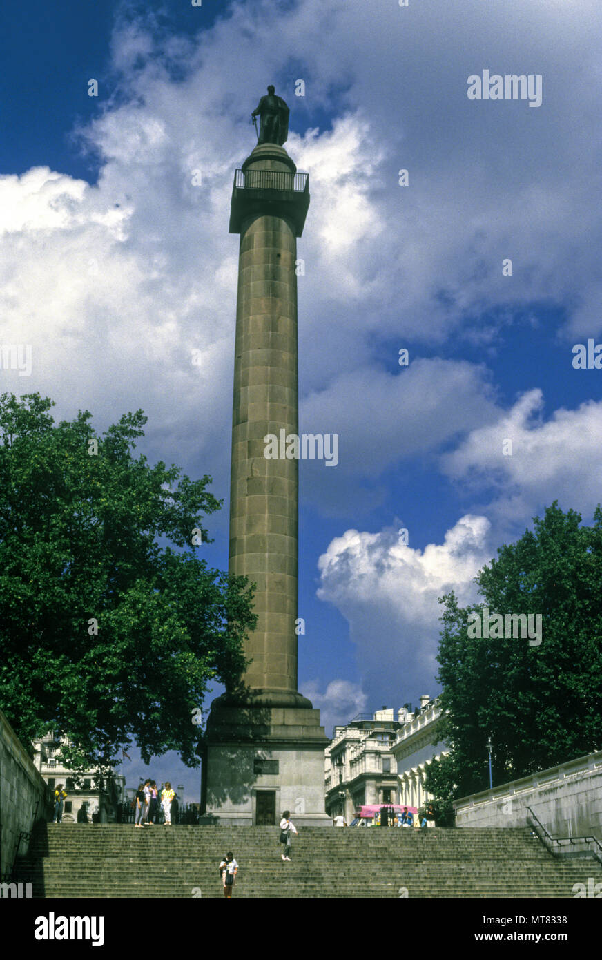 1988 HISTORICAL DUKE OF YORK COLUMN MONUMENT STEPS THE MALL LONDON ...