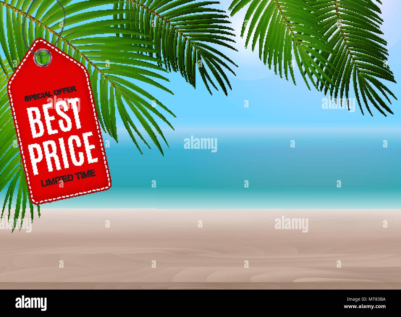 Summer Sale concept poster background. Vector Illustration Stock Vector ...