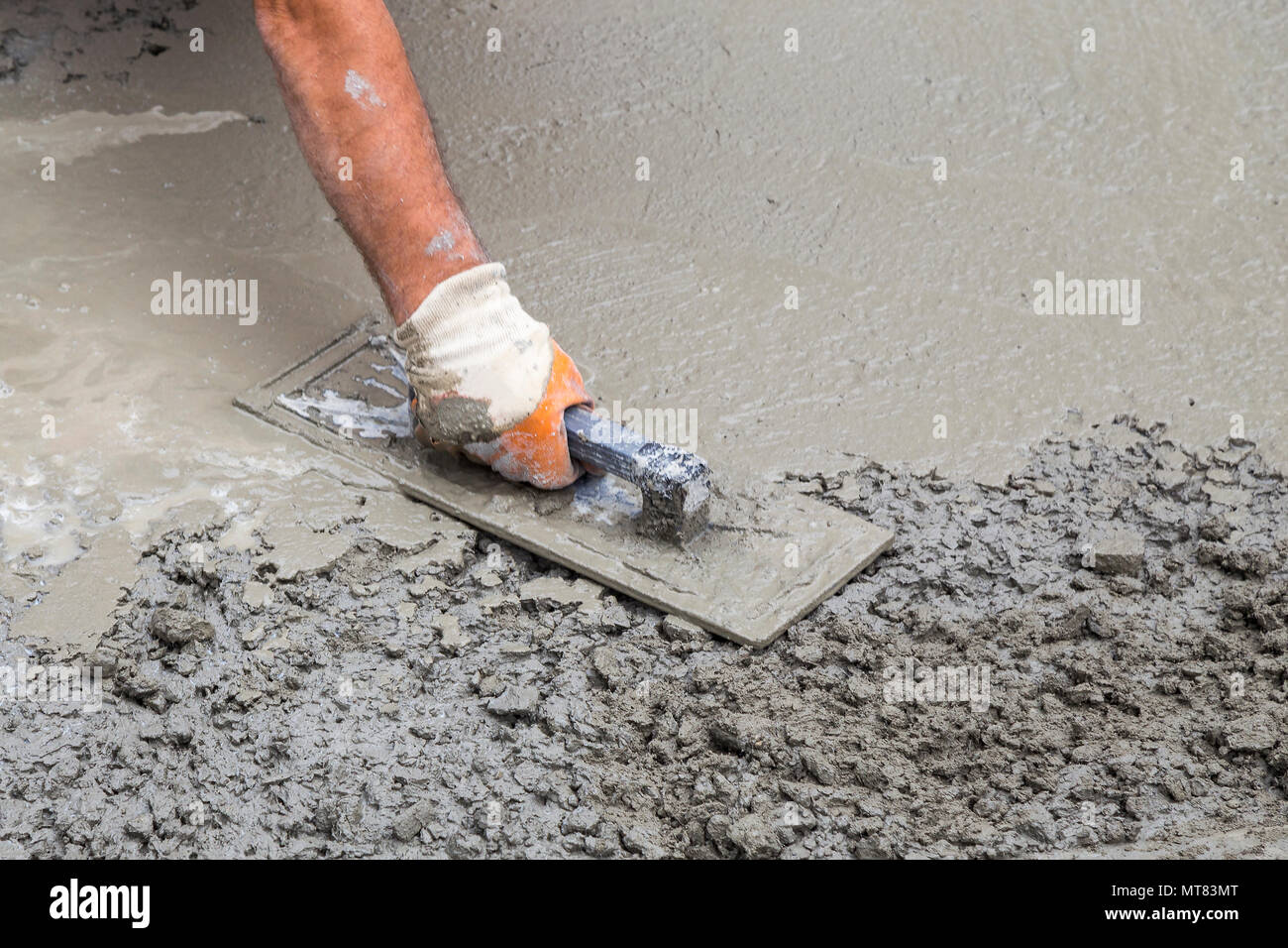 Concrete leveling works road construction hi-res stock photography and ...