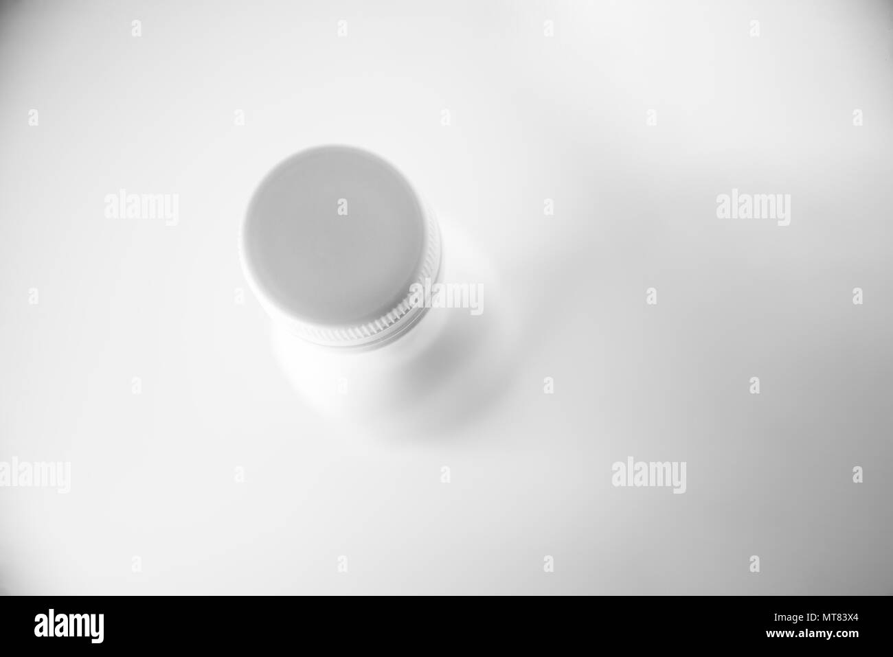 white plastic bottle Stock Photo - Alamy