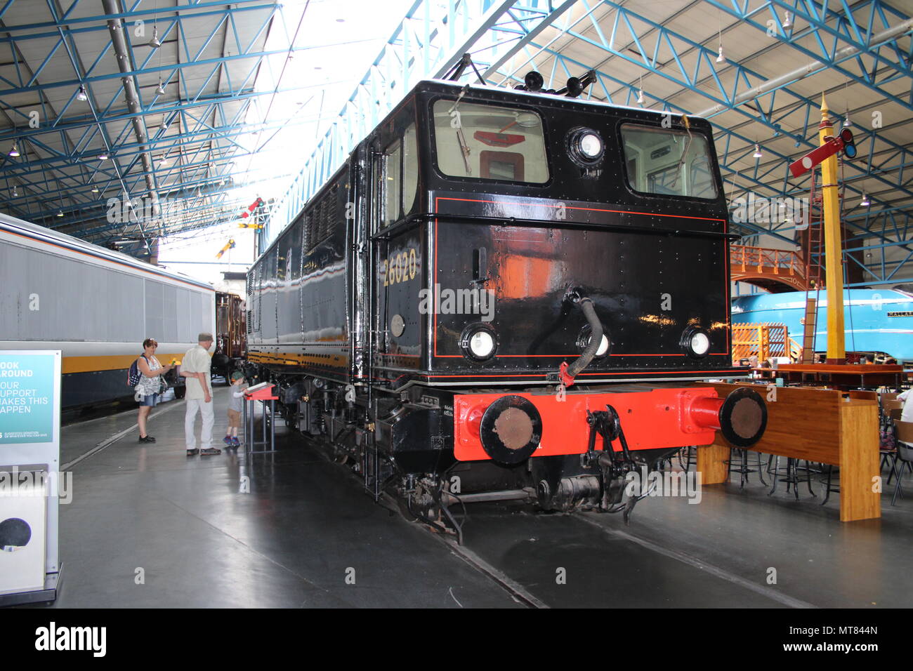 Woodhead Loco No. 26020 76020 in NRM Stock Photo - Alamy