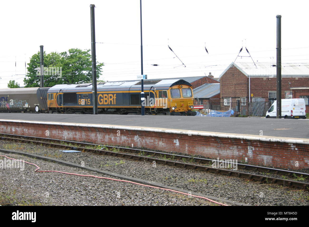 GBRf 66715 heading north to tyne yard Stock Photo - Alamy