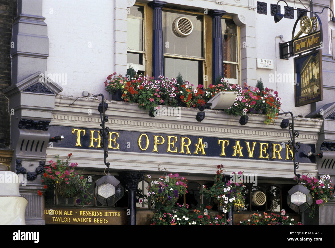 1988 HISTORICAL OPERA TAVERN PUBLIC HOUSE COVENT GARDEN LONDON ENGLAND ...
