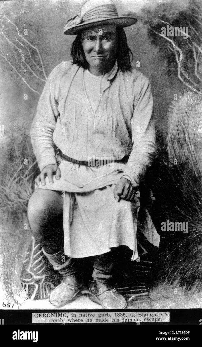 Geronimo Black and White Stock Photos & Images - Alamy