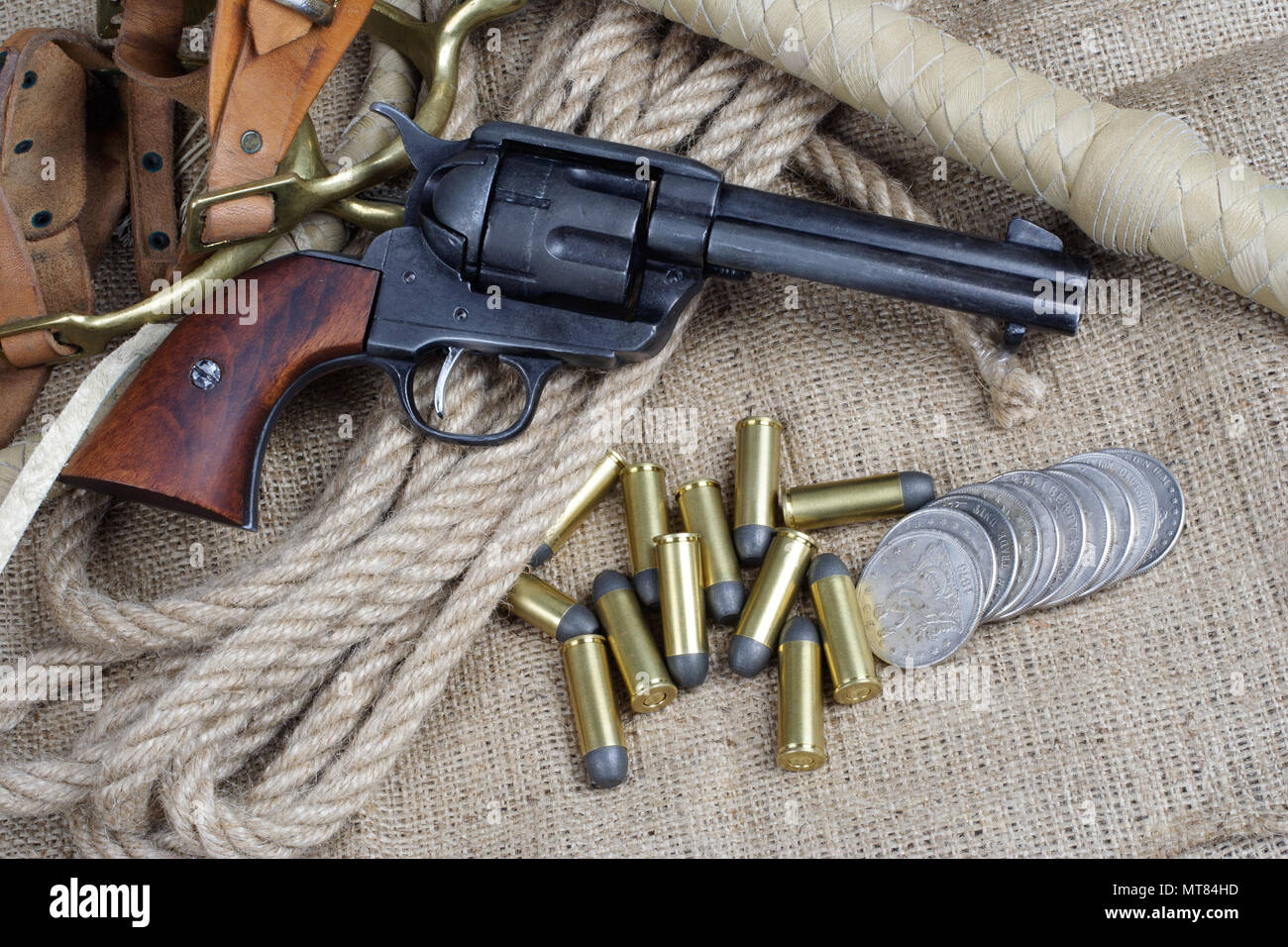 Us cavalry revolver hi-res stock photography and images - Alamy