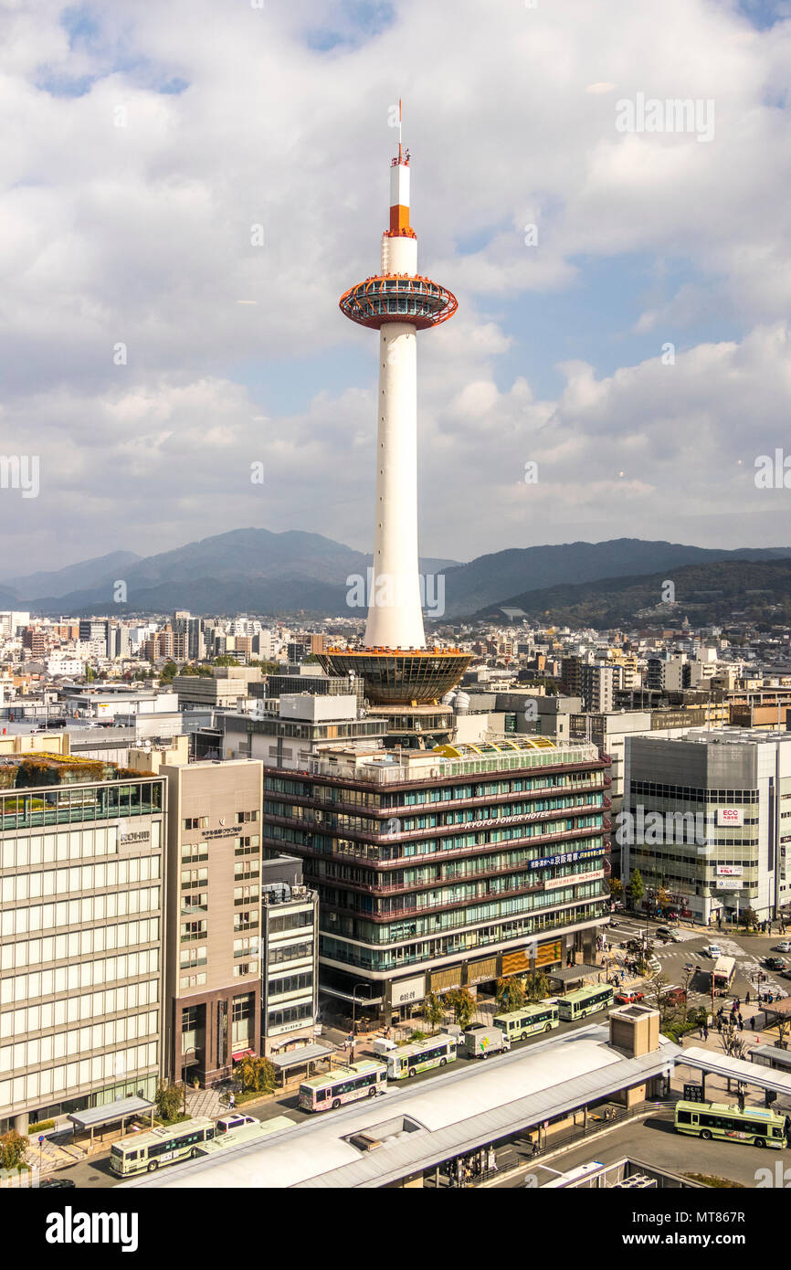 Kyoto Tower Kyoto Japan Stock Photo - Alamy