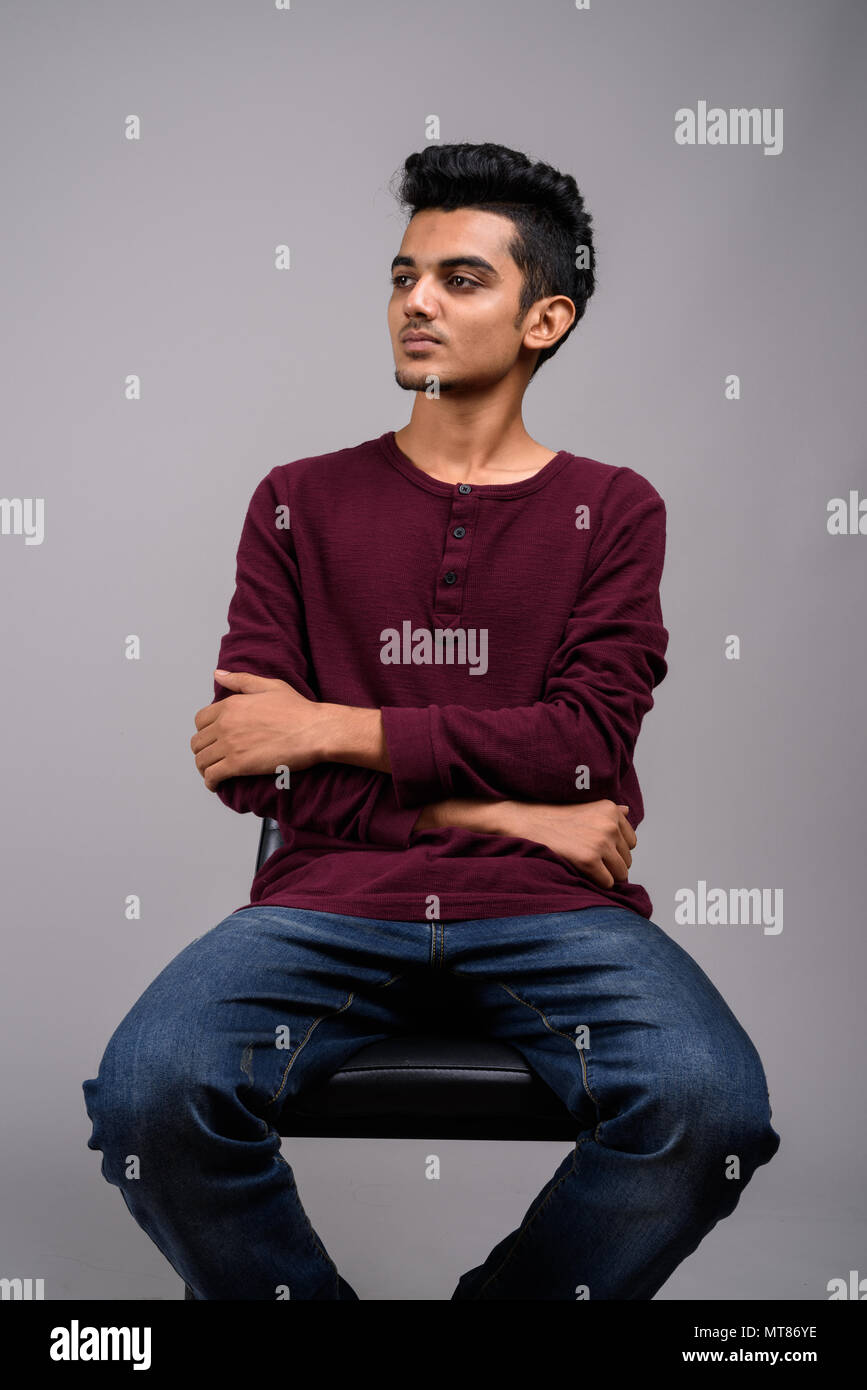Pakistani man sitting hi-res stock photography and images - Alamy