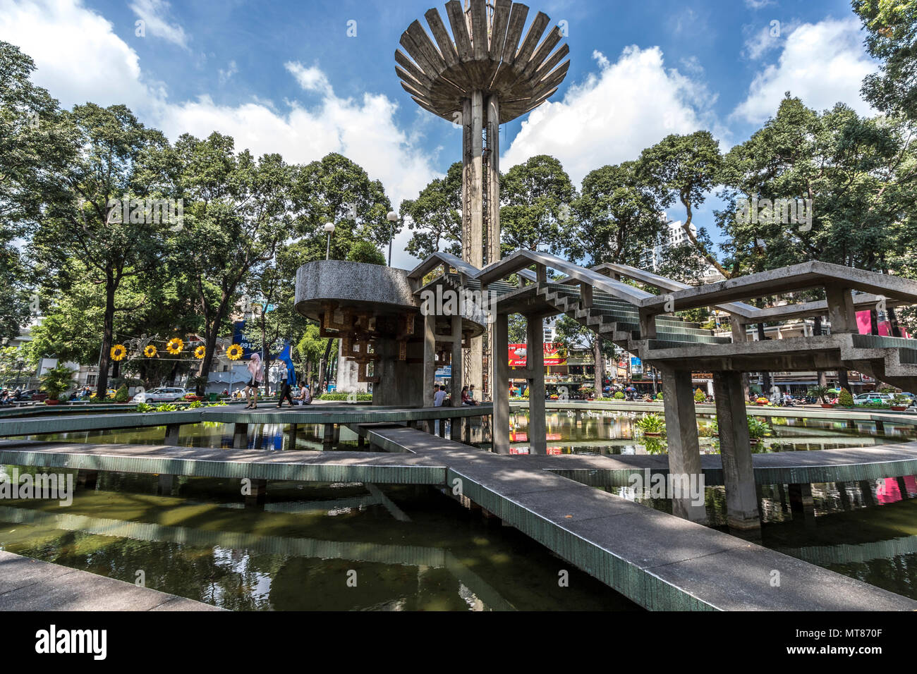 Ho Con Rua also known has turtle lake is a artificial fountain in ...