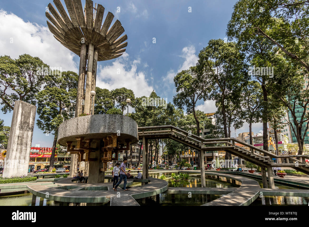 Ho Con Rua also known has turtle lake is a artificial fountain in ...