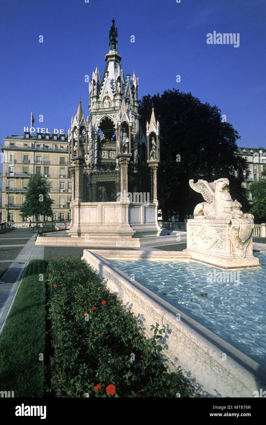 Brunswick monument fountain geneva hi-res stock photography and images ...