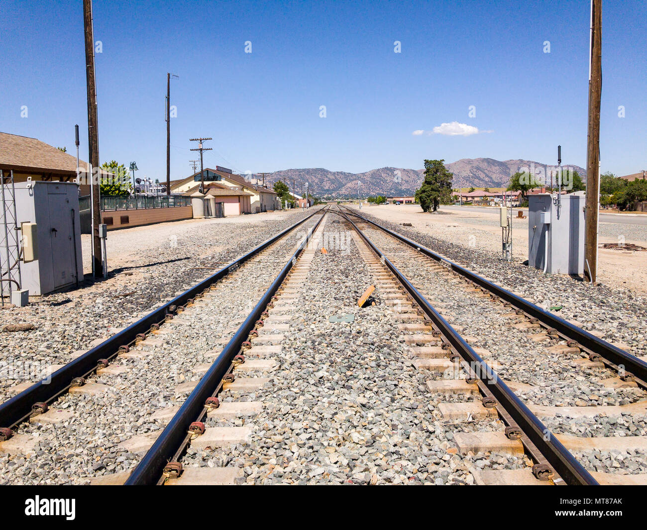 Stock Photo - Tehachapi Railroad Depot, Tehachapi, California, United ...