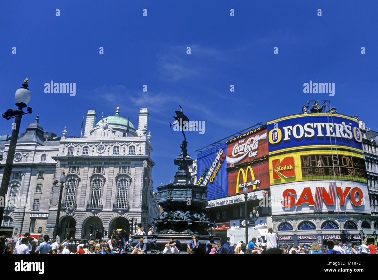 1988 HISTORICAL EROS STATUE SHAFTSBURY MEMORIAL FOUNTAIN (©ALFRED ...