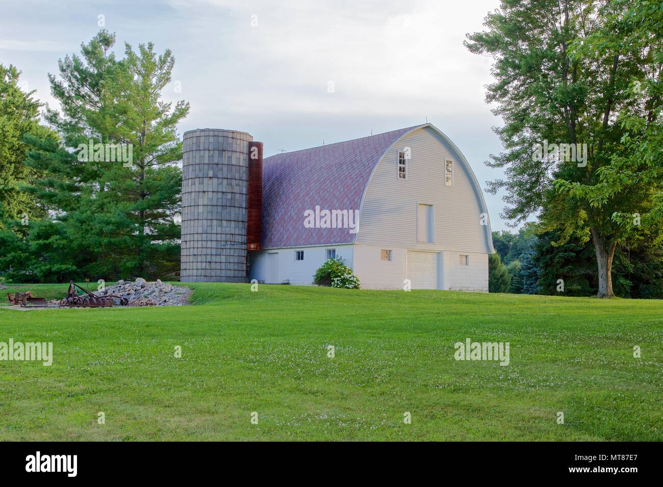 Iconic rural scenes of Midwest USA farm landscapes Stock Photo - Alamy
